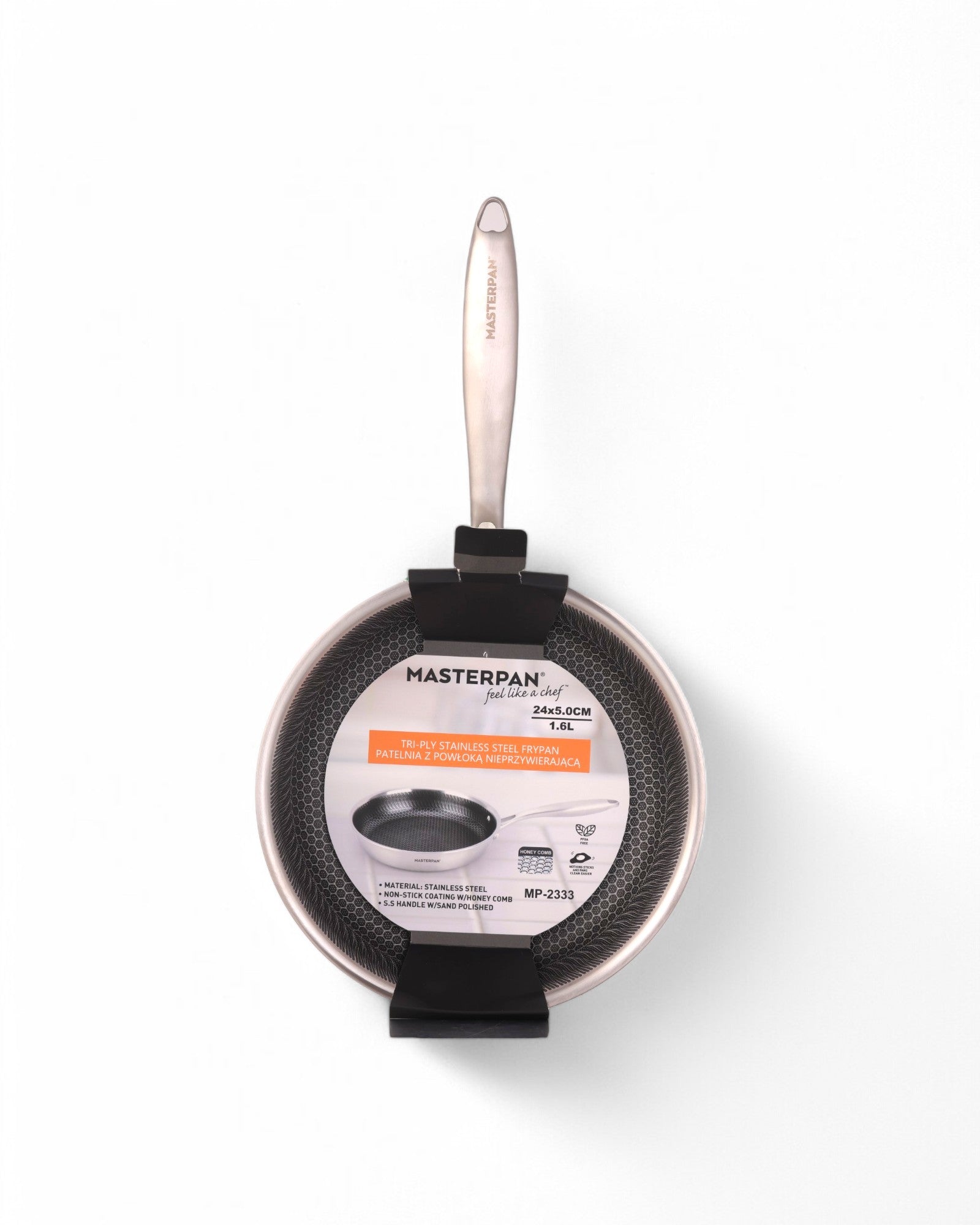 Stainless Steel Honeycomb Fry Pan (24cm) - MP-2333 – MASTERPAN - EU