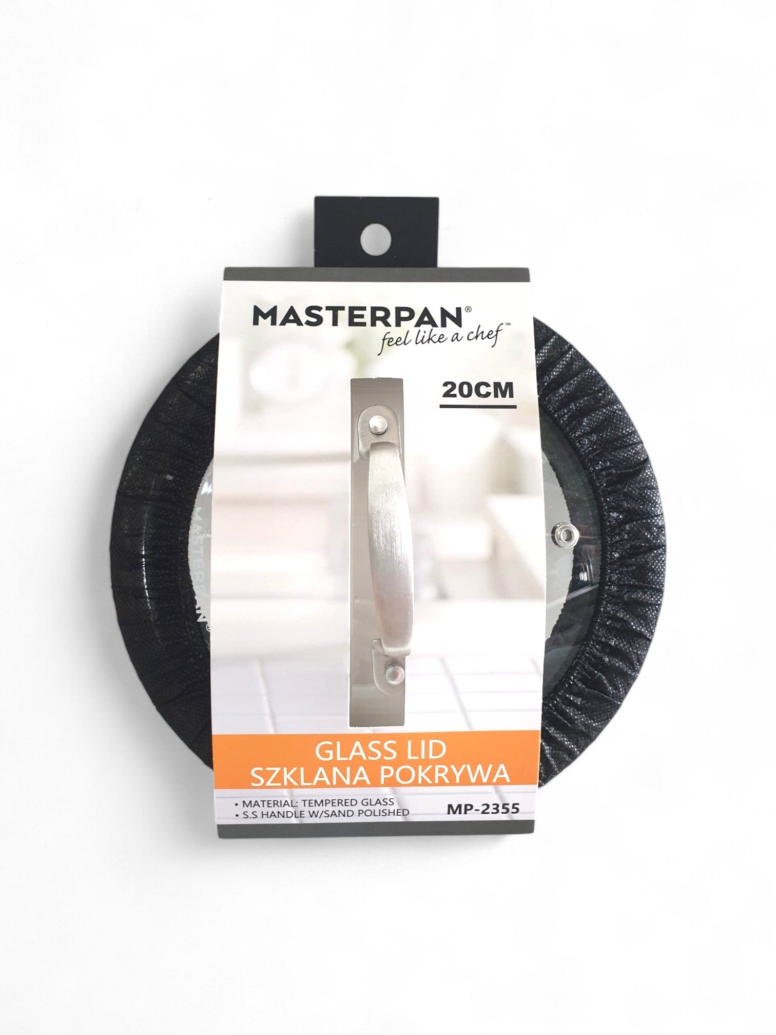 T Type Glass Lid (20cm) - MP-2355 – MASTERPAN - EU