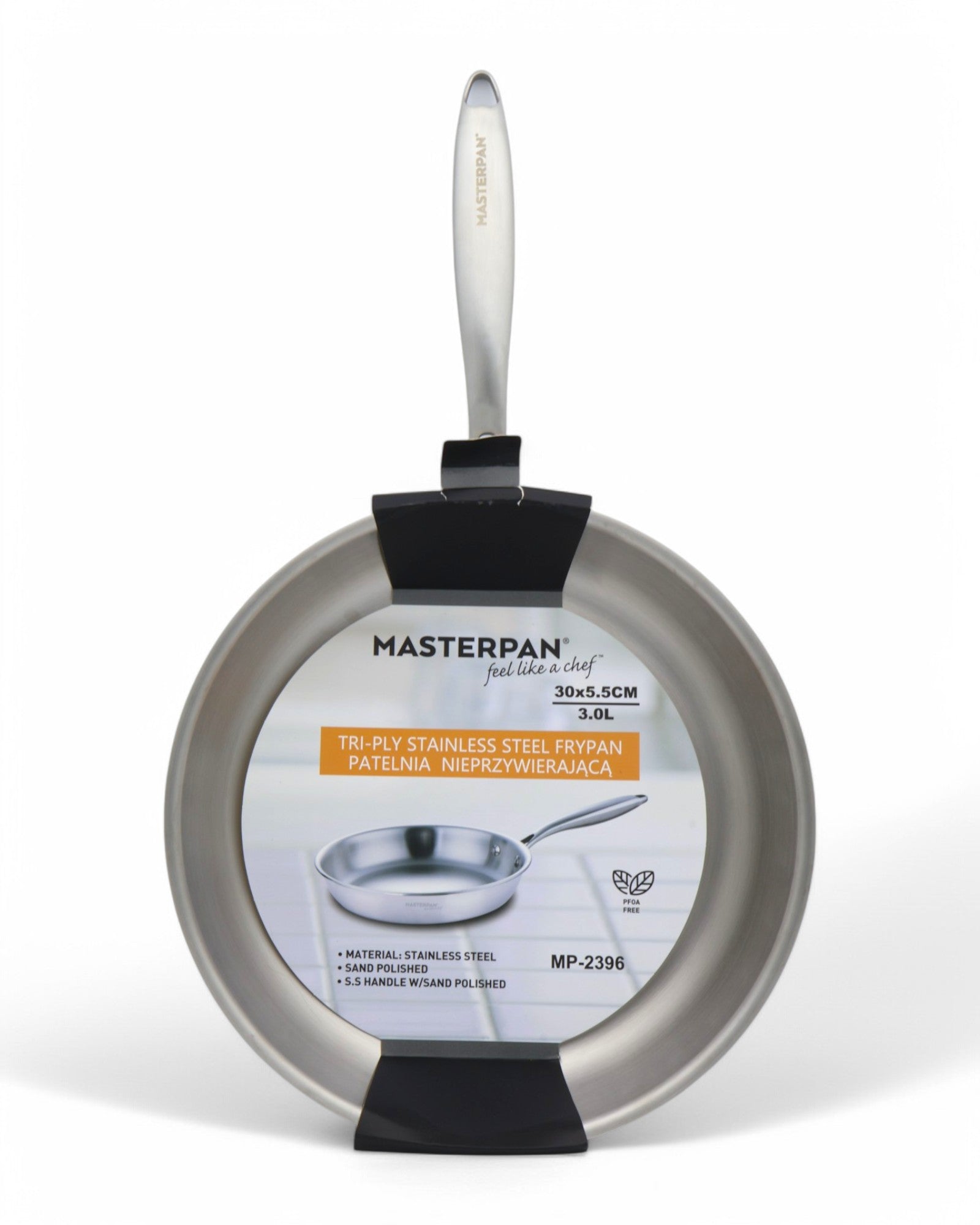 Stainless Steel Fry Pan (30cm) - MP-2396 – MASTERPAN - EU
