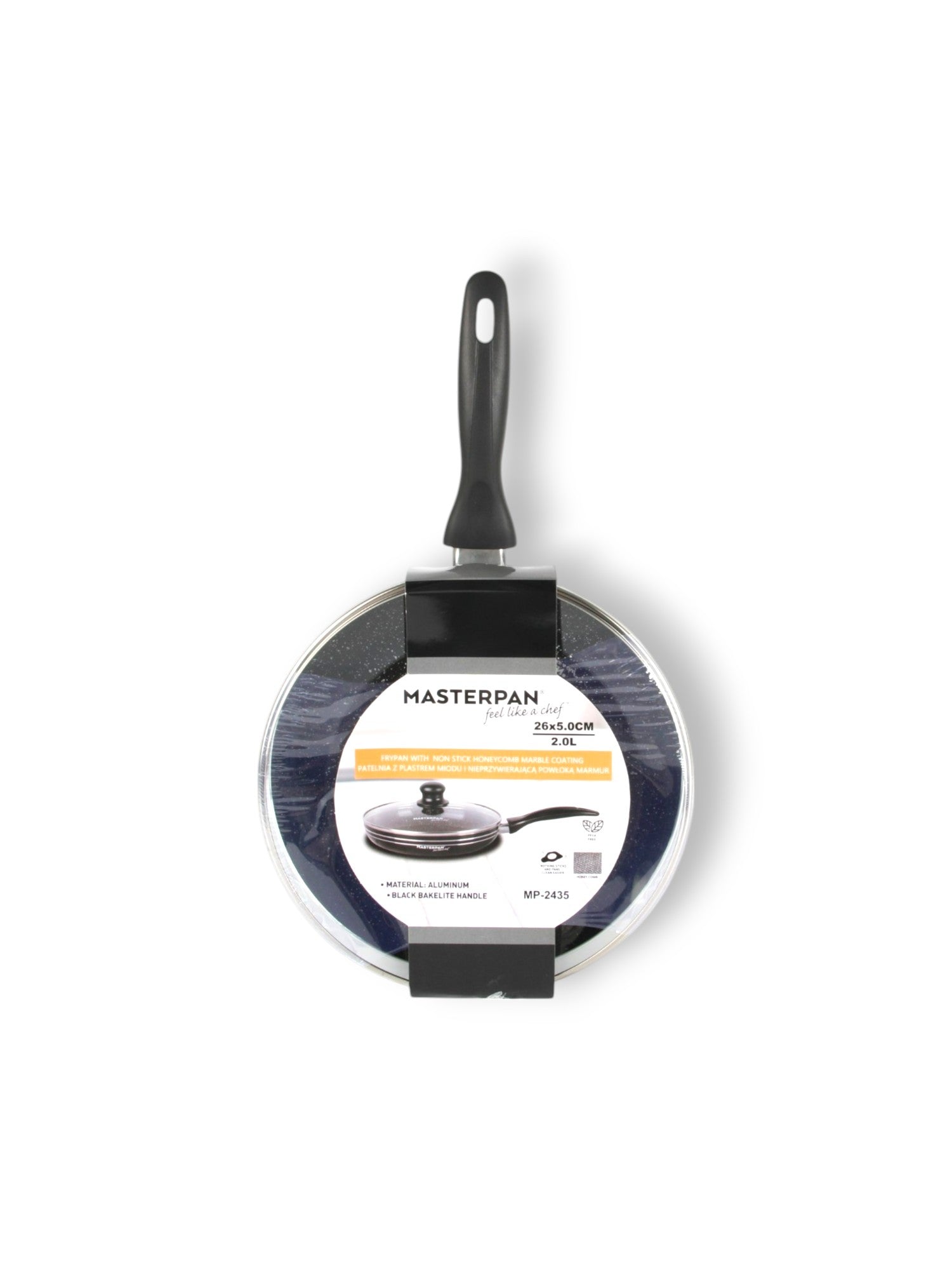 Pressed Fry Pan with Lid (26cm) - MP-2435 – MASTERPAN - EU