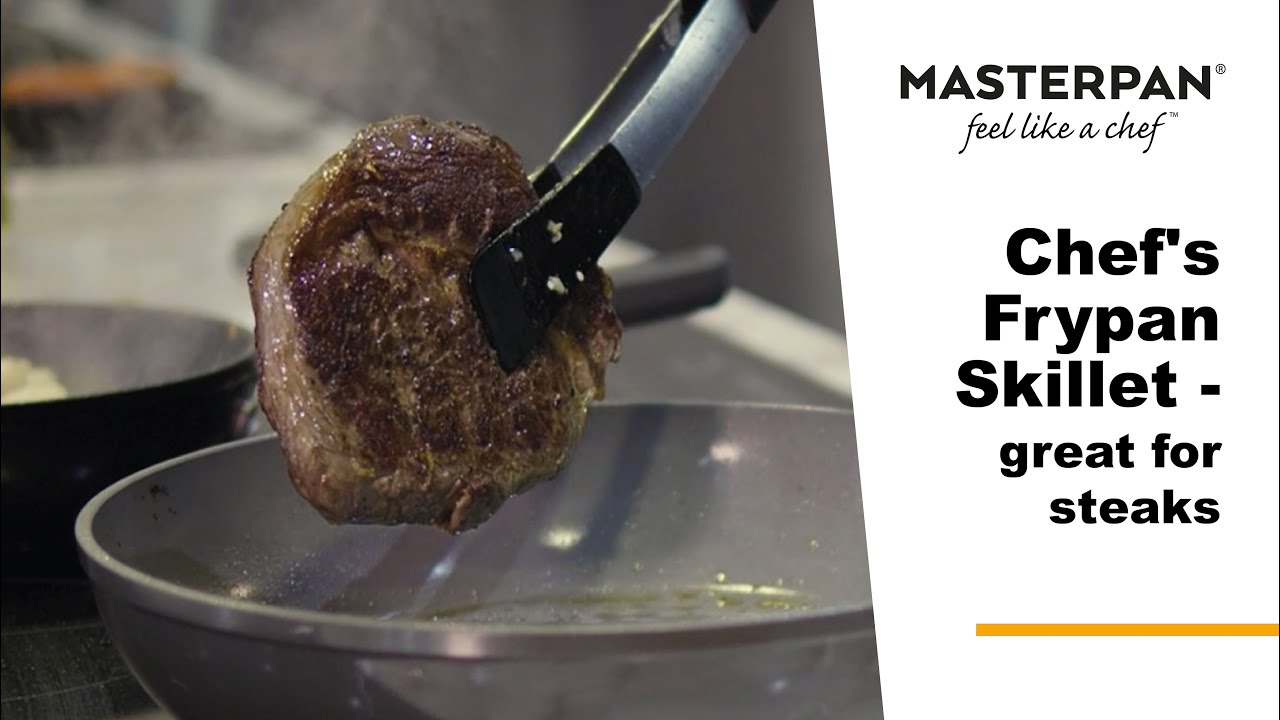 Chef's Frypan Skillet - great for steaks. – MASTERPAN - EU