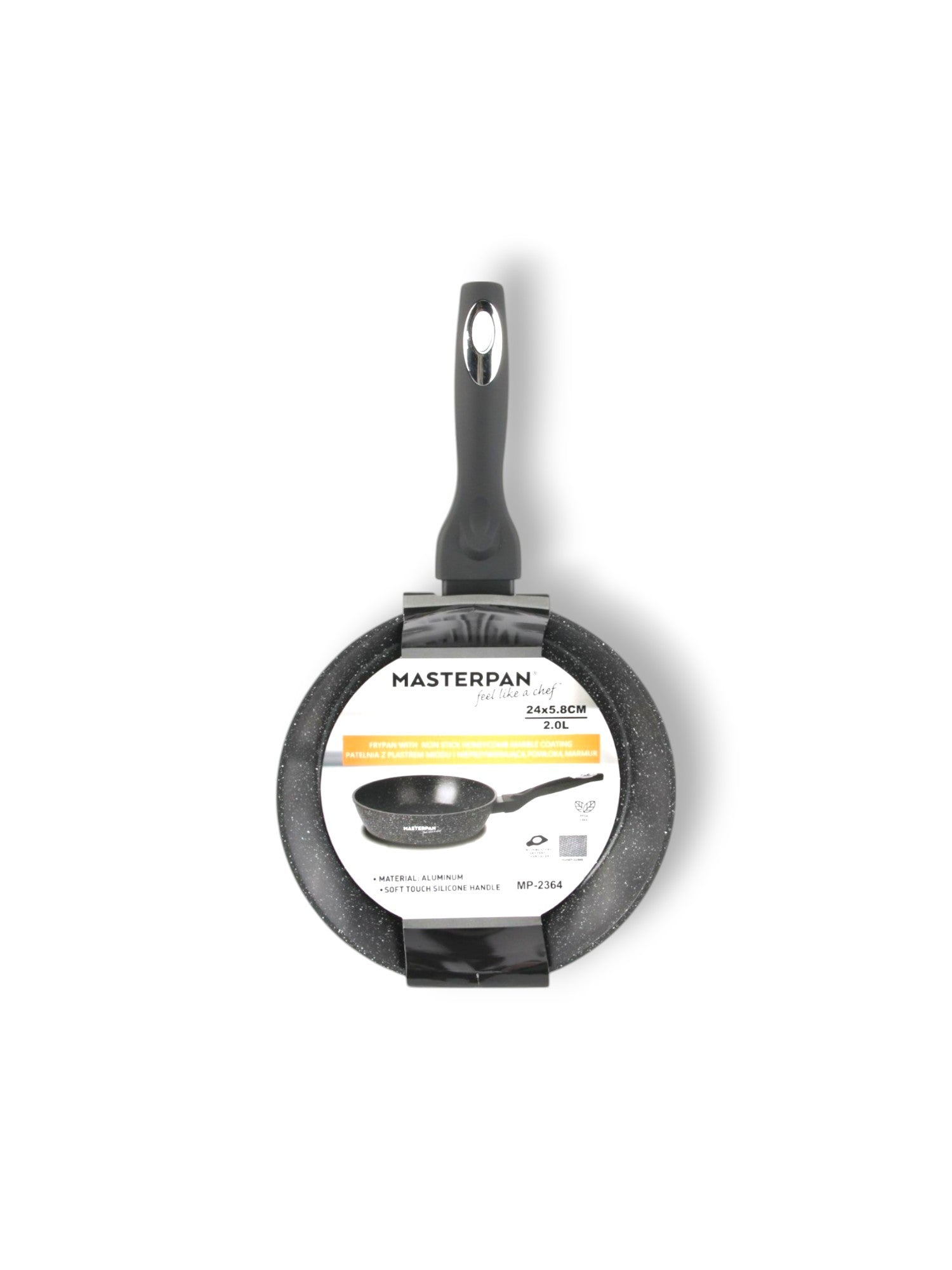 Pressed Fry Pan with Lid (24cm) - MP-2434 – MASTERPAN - EU